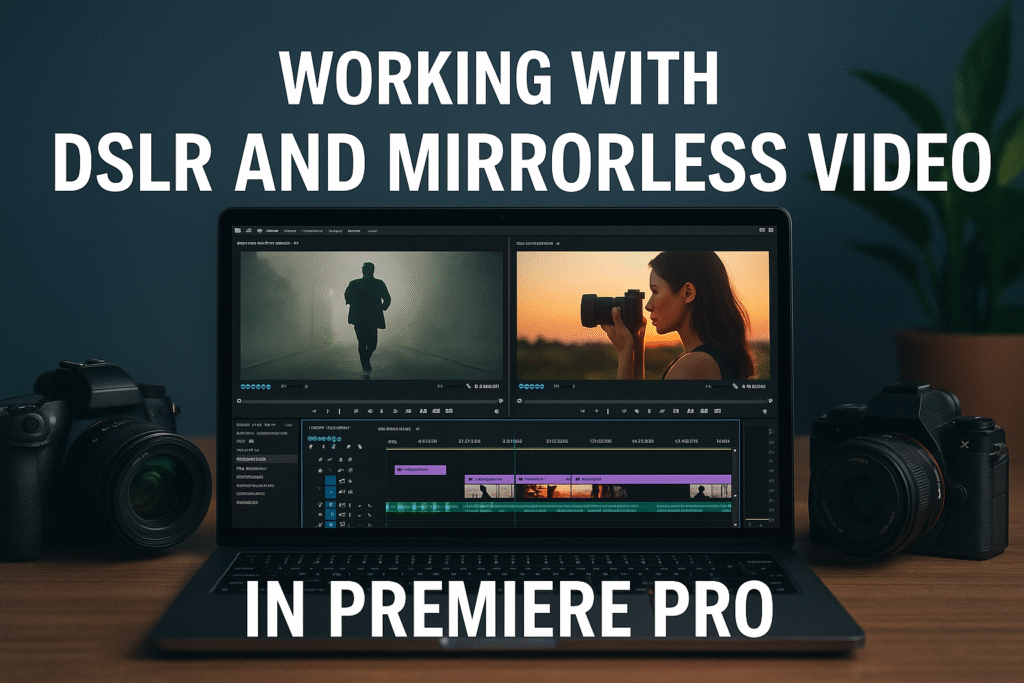 Working with DSLR and Mirrorless Video in Premiere Pro | TPCStudio ...